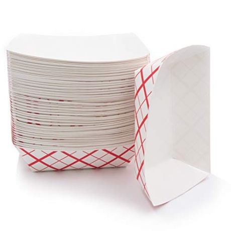 Custom printed disposable fast food serving paper hot dog trays ...