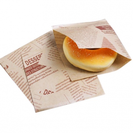 Customize printed recycle greaseproof hamburger wax paper hamburger ...