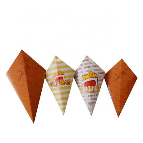 Customized Disposable french fries paper packaging box french fries ...
