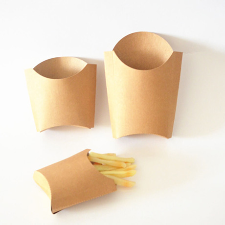 Disposable custom printed paper French fry Potato chip container ...