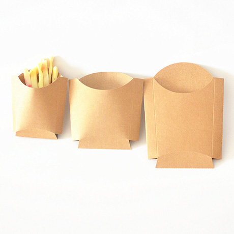 Disposable custom printed paper French fry Potato chip container ...