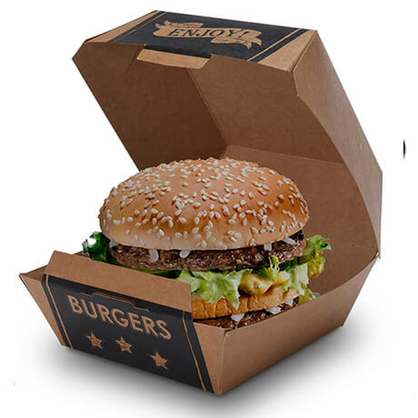 Disposable custom take away paper burger box - Dreamfly Packaging Co.,Ltd