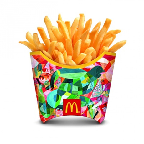 Customized Oem french fry container biodegradable sanck food packaging ...