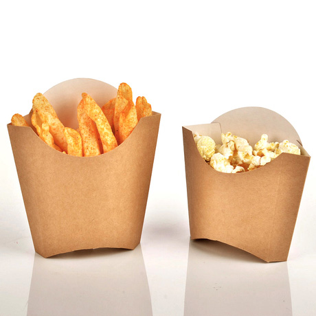 Customized Disposable Paper Cup French Fries Container For Food ...